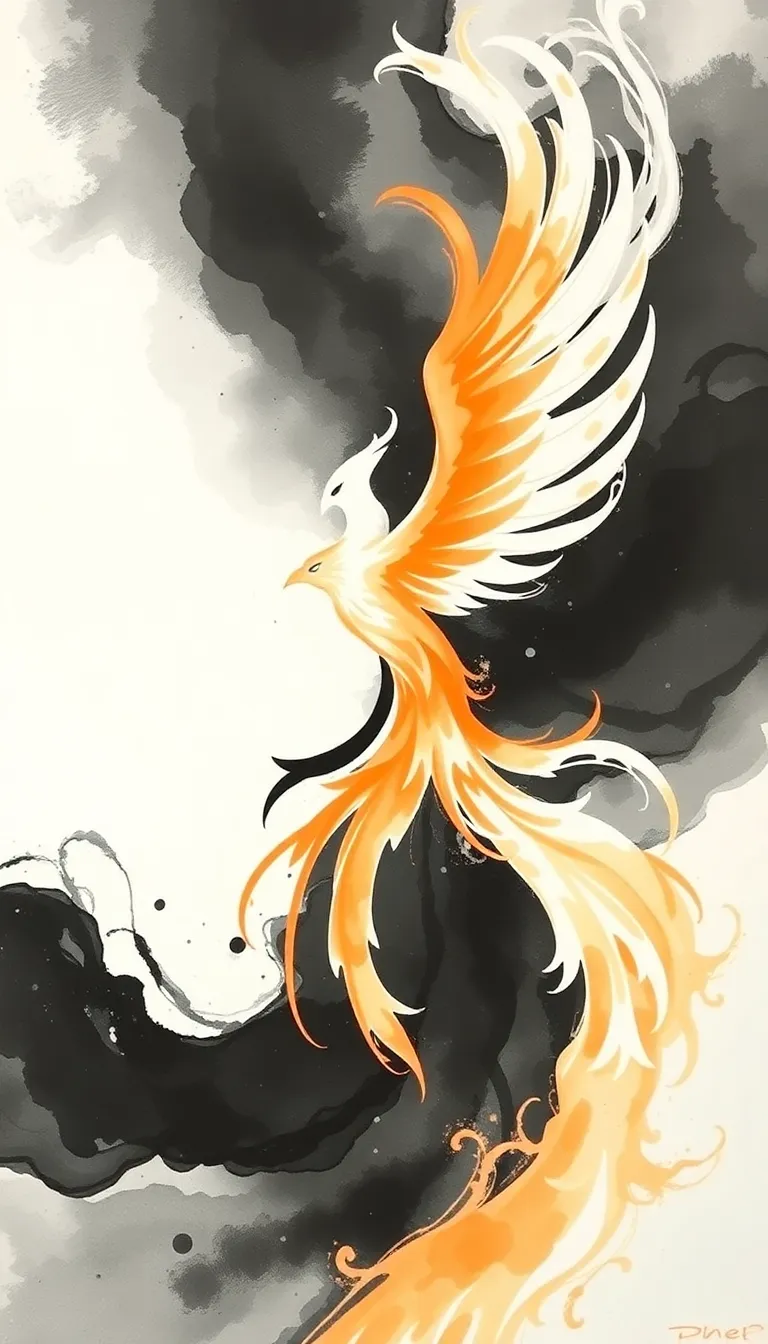 The Phoenix's Strength – An Inspirational Poem on Transformation